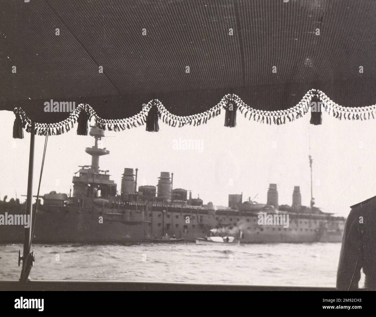 A Gloire class cruiser, seen from the Russian imperial yacht Standard ...
