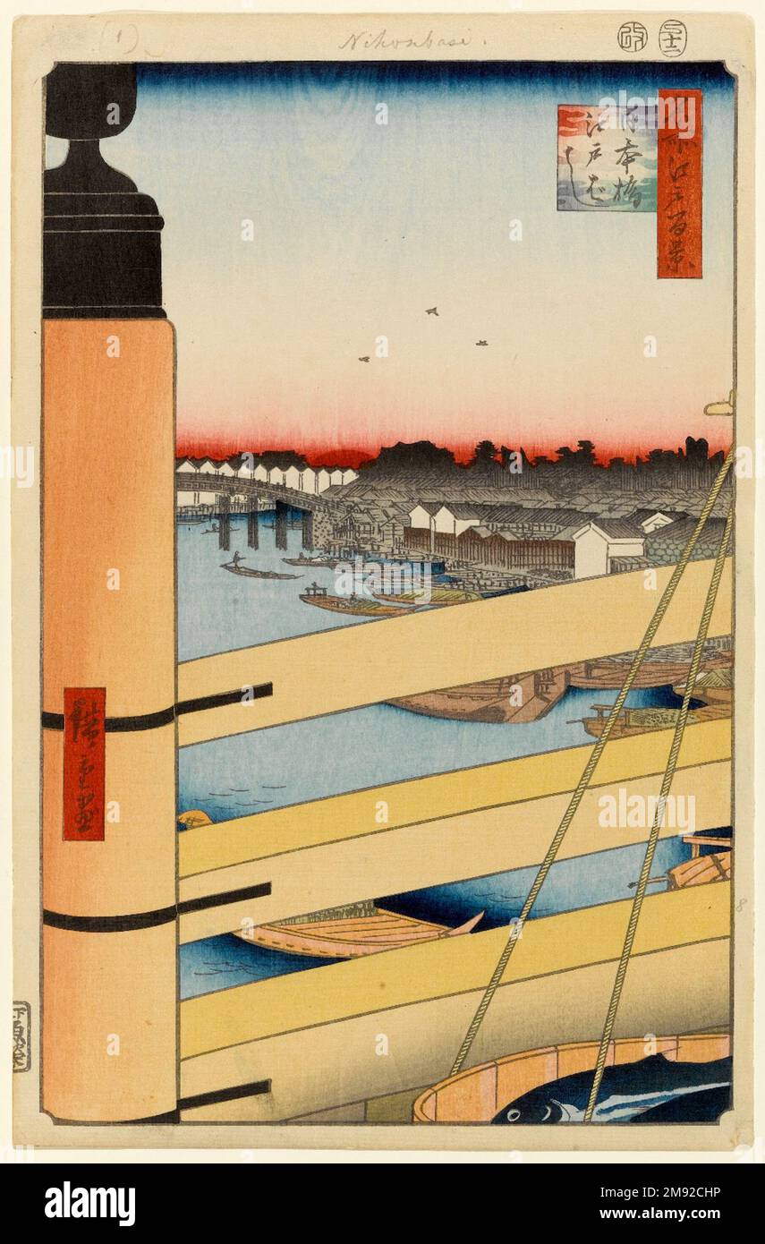 Nihonbashi Bridge and Edobashi Bridge (Nihonbashi to Edobashi), No. 43 ...