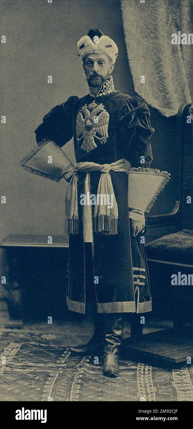 Colonel Alexander Alexandrovich Gall, dressed as a 17th-century ...