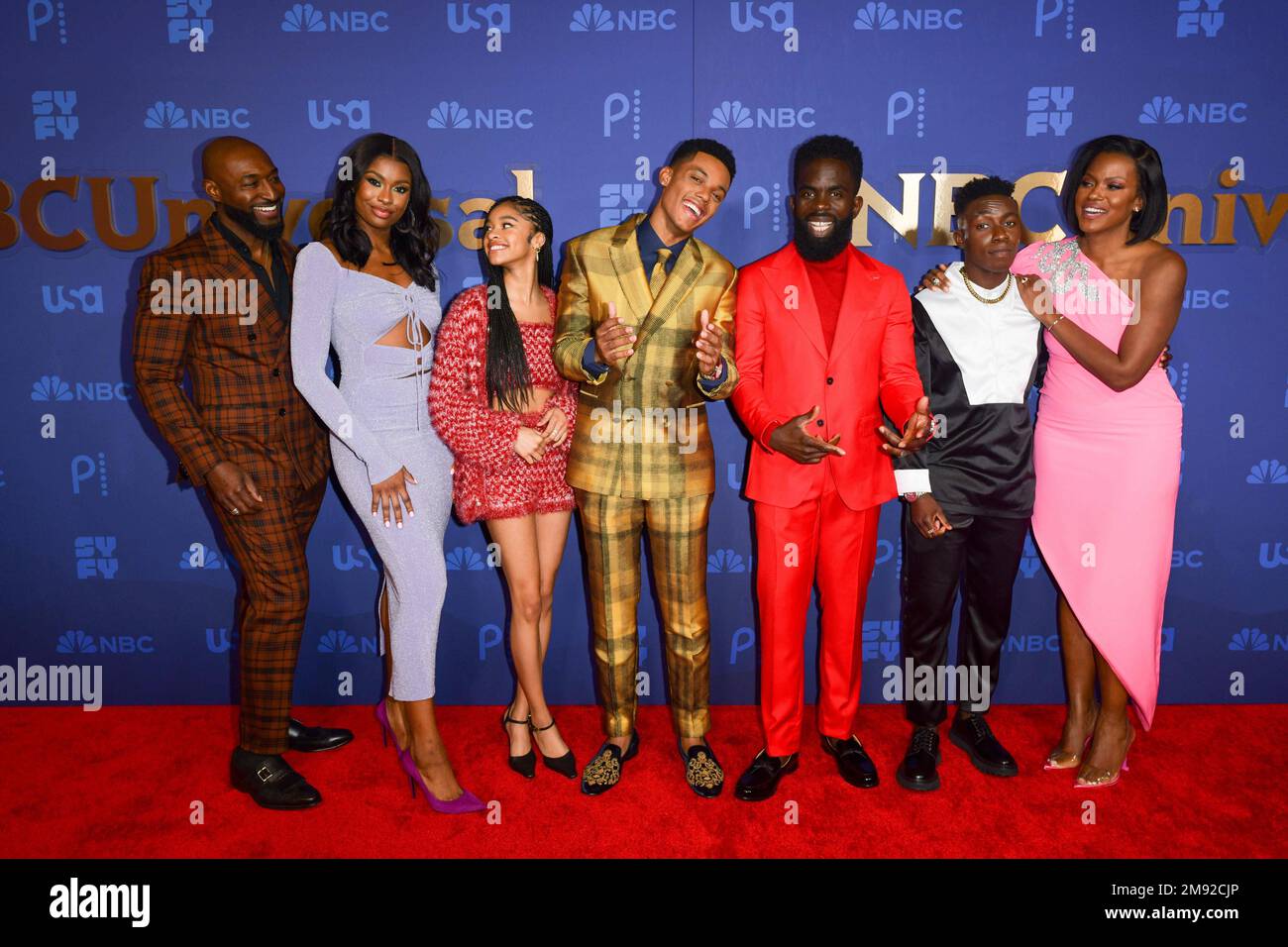 January 15, 2023, Pasadena, California, USA: Left to right: ADRIAN ...