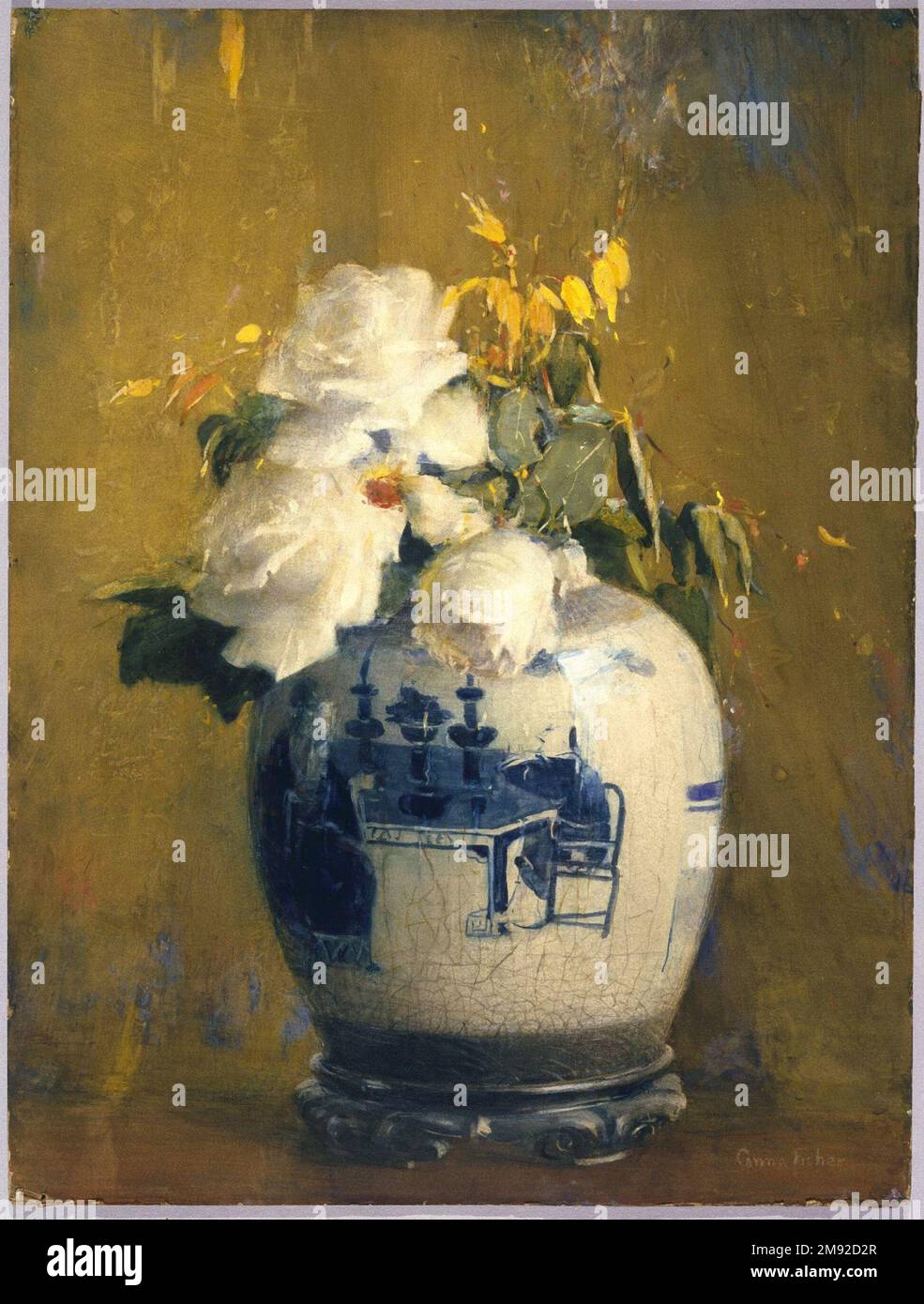 The White Roses Anna S. Fisher (American, 1873-1942). The White Roses ...