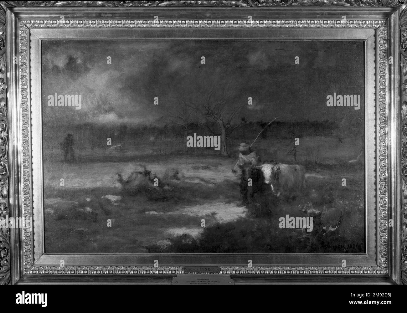 Light brown painting Black and White Stock Photos & Images - Alamy