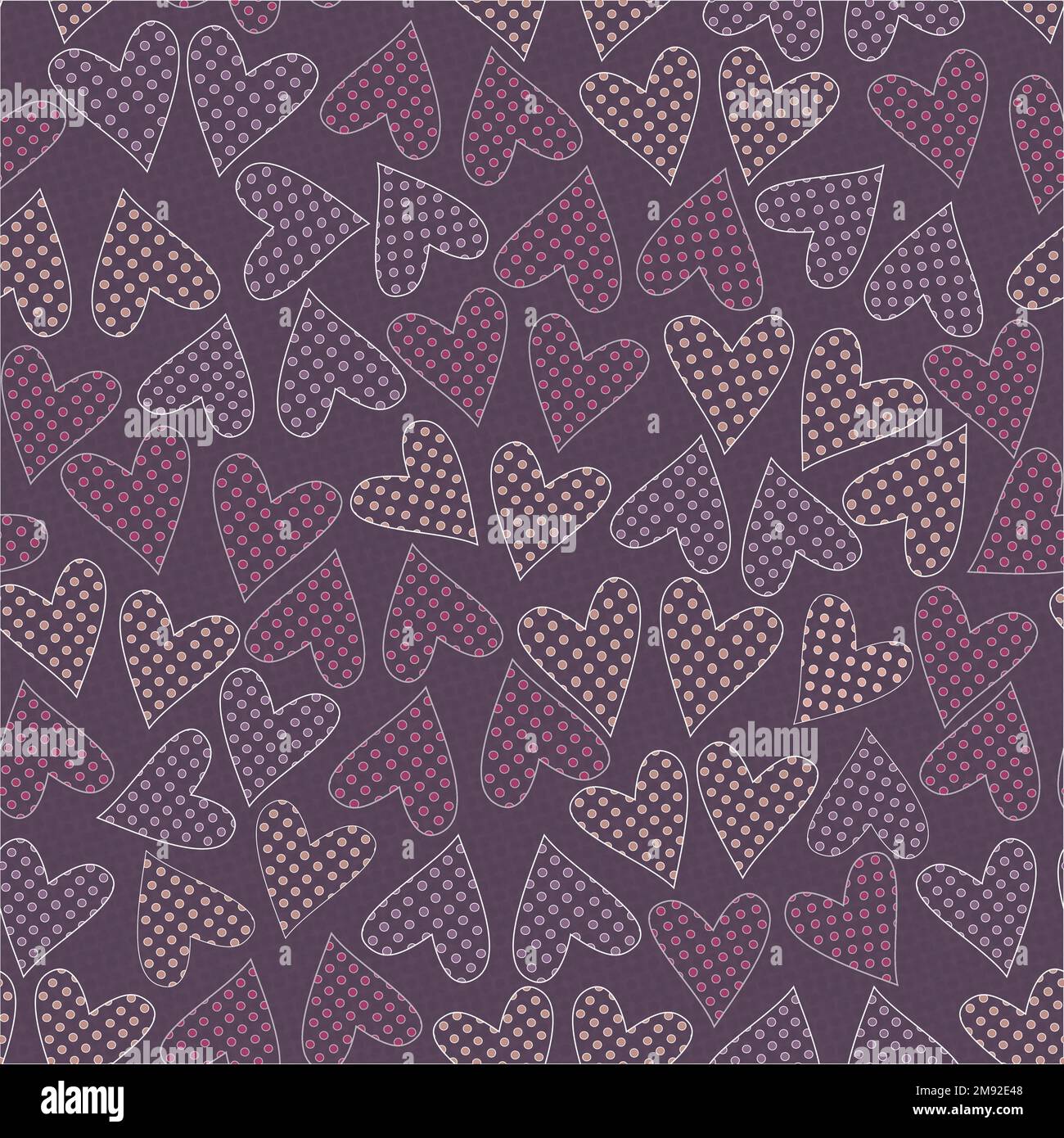 Geometric background, with dots and waves on purple background Stock ...