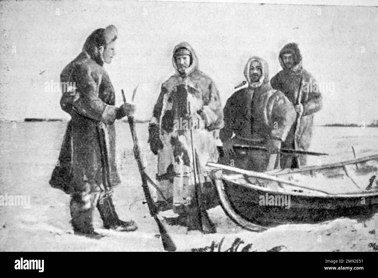 Expedition of georgy sedov Black and White Stock Photos & Images - Alamy