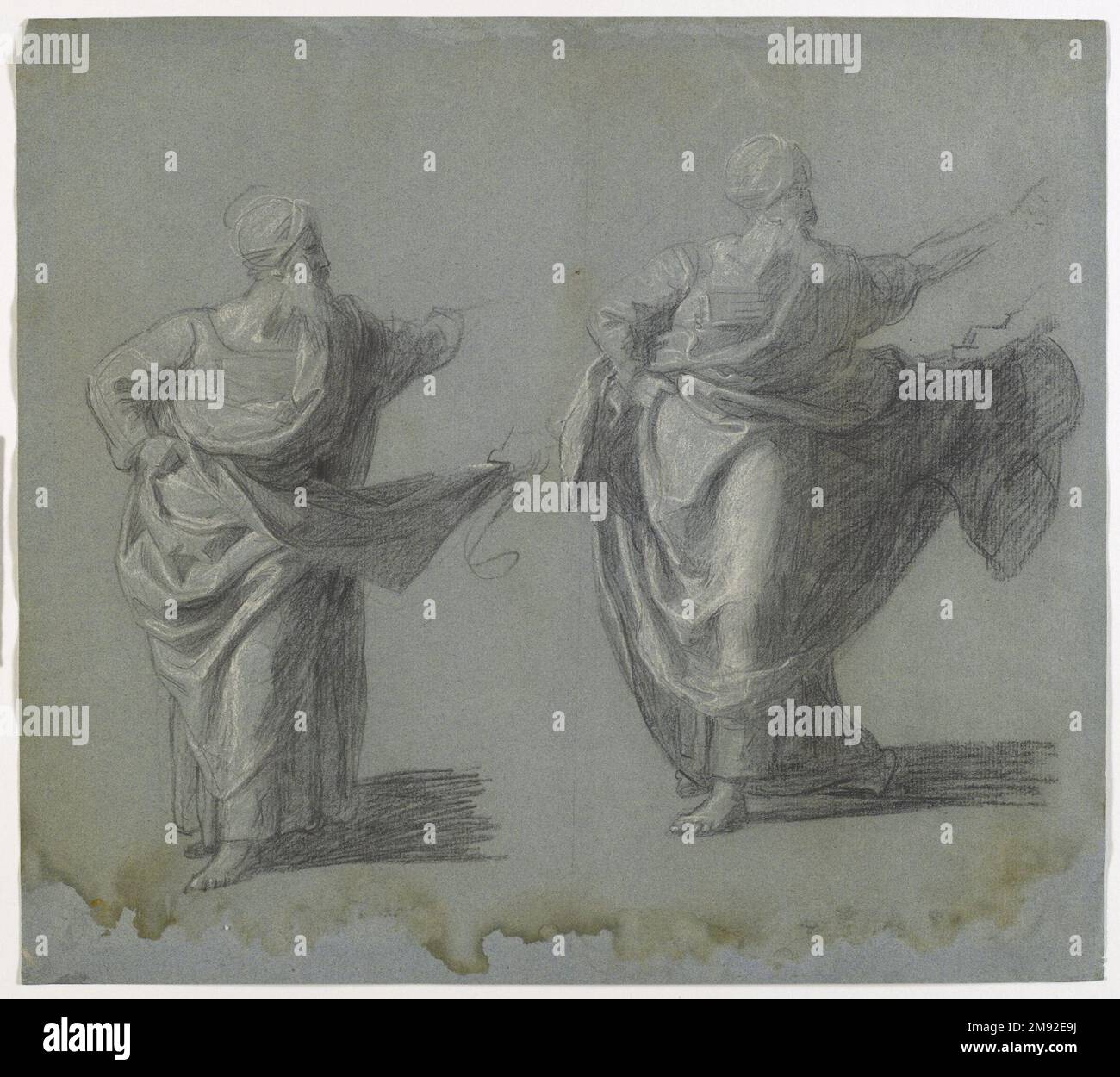 Studies for "Saul Reproved by Samuel for Not Obeying the Commandments ...