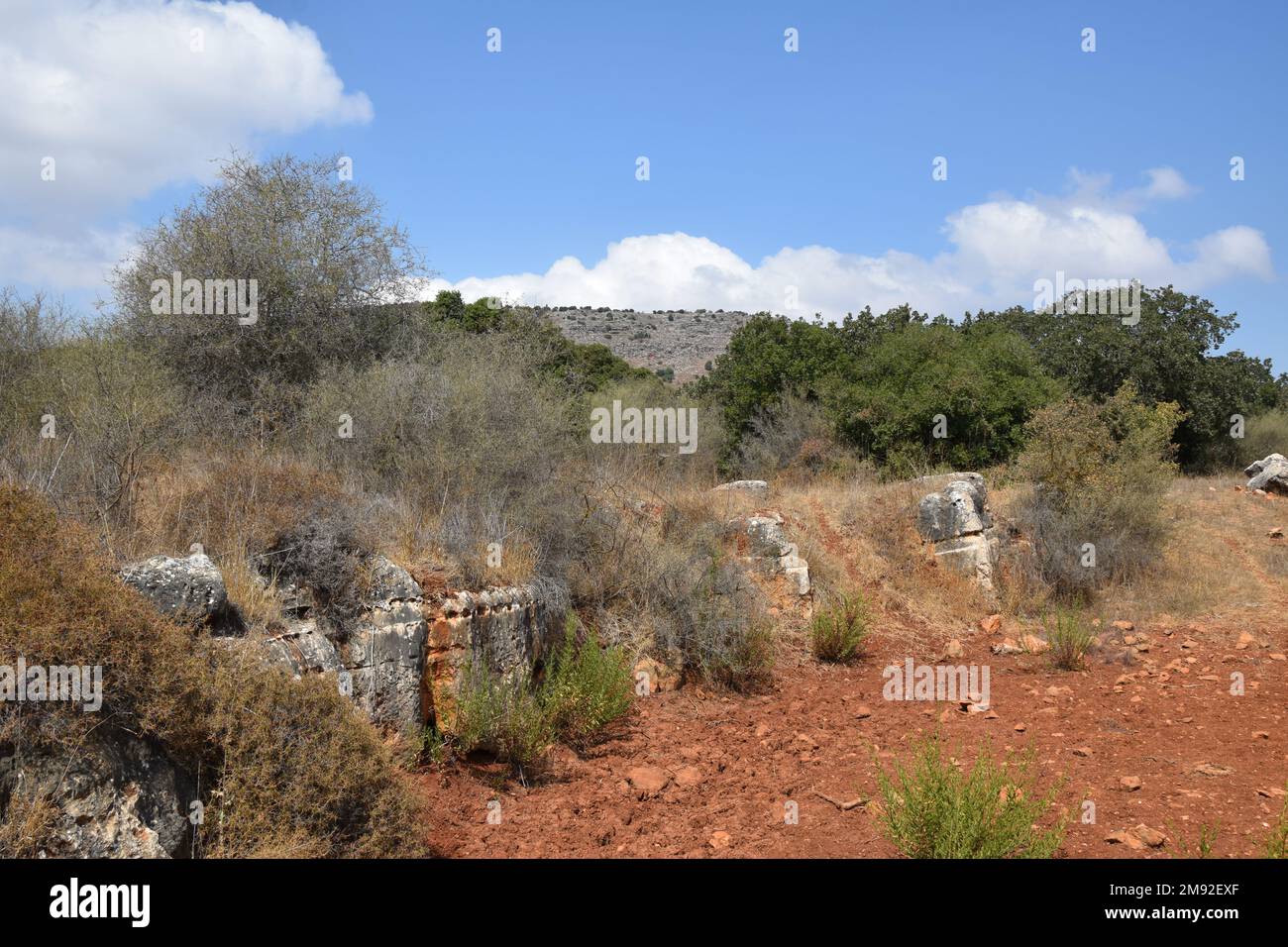 Yiftah Fissures Nature Reserve in Israel Stock Photo - Alamy