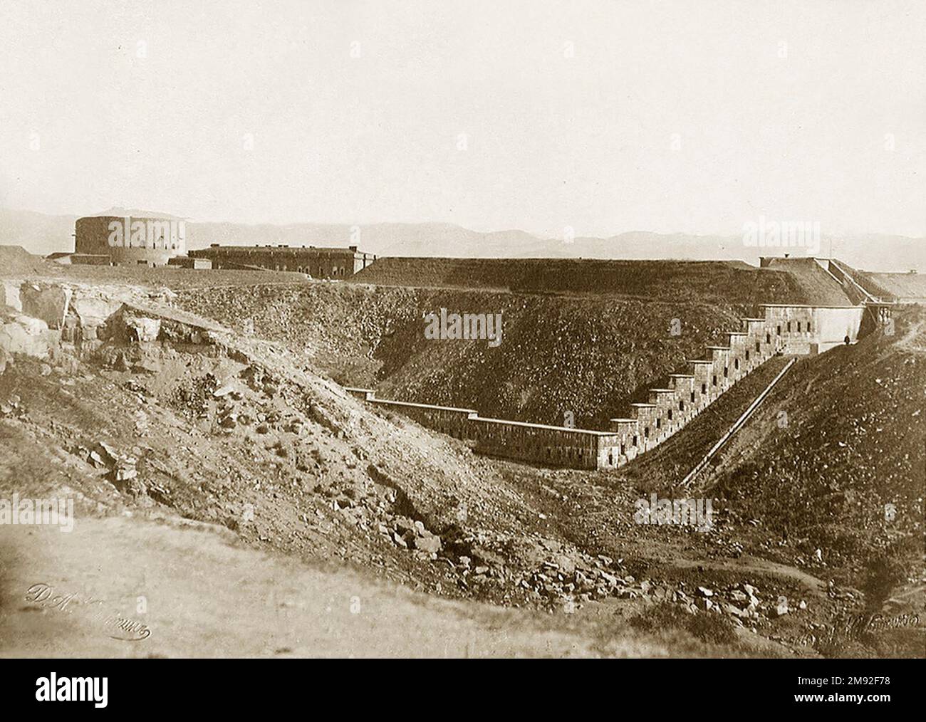 Alexandropol Fortress. View of the northern fort. Photo of a monument ...