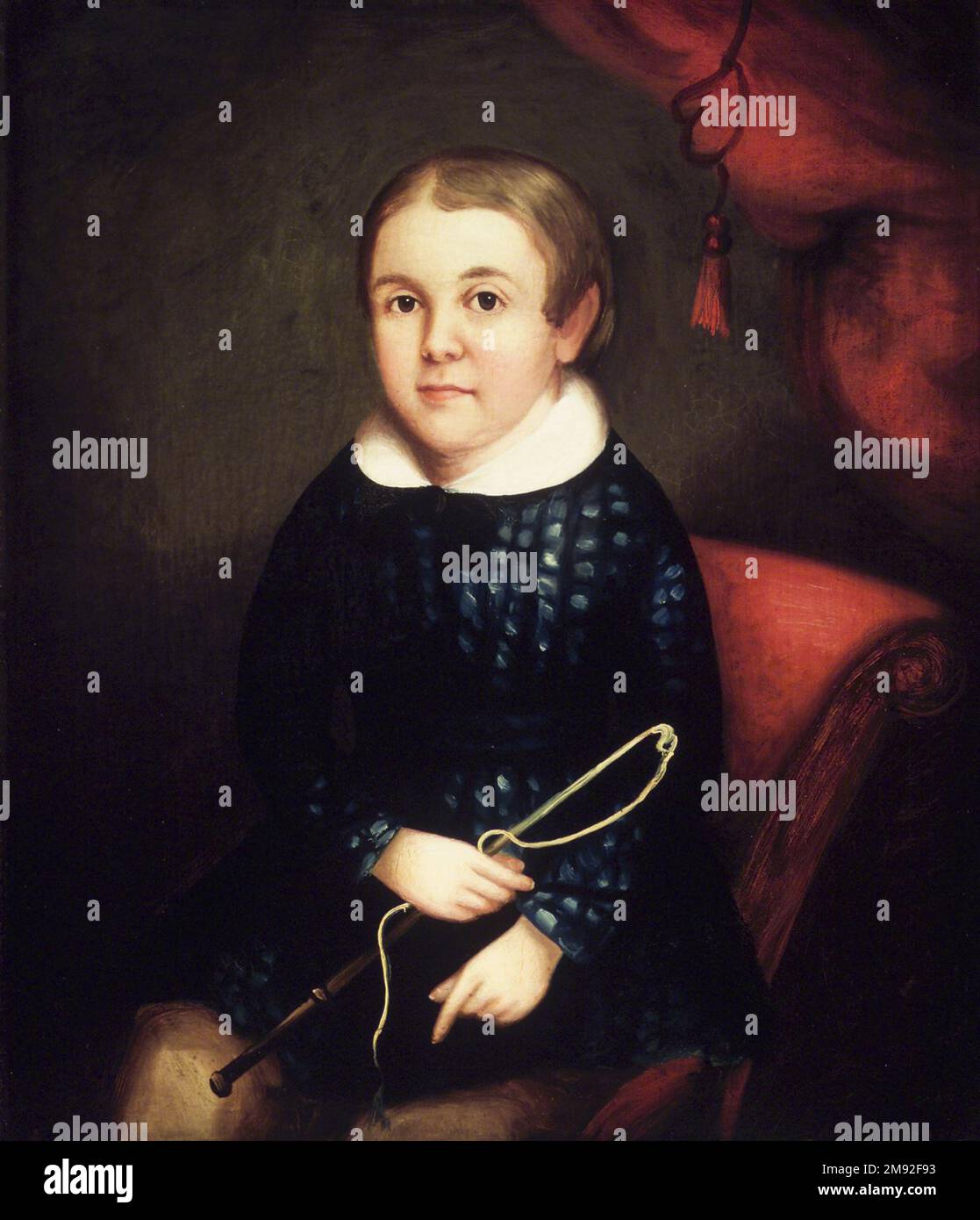 Portrait of a Child of the Harmon Family American. Portrait of a Child ...