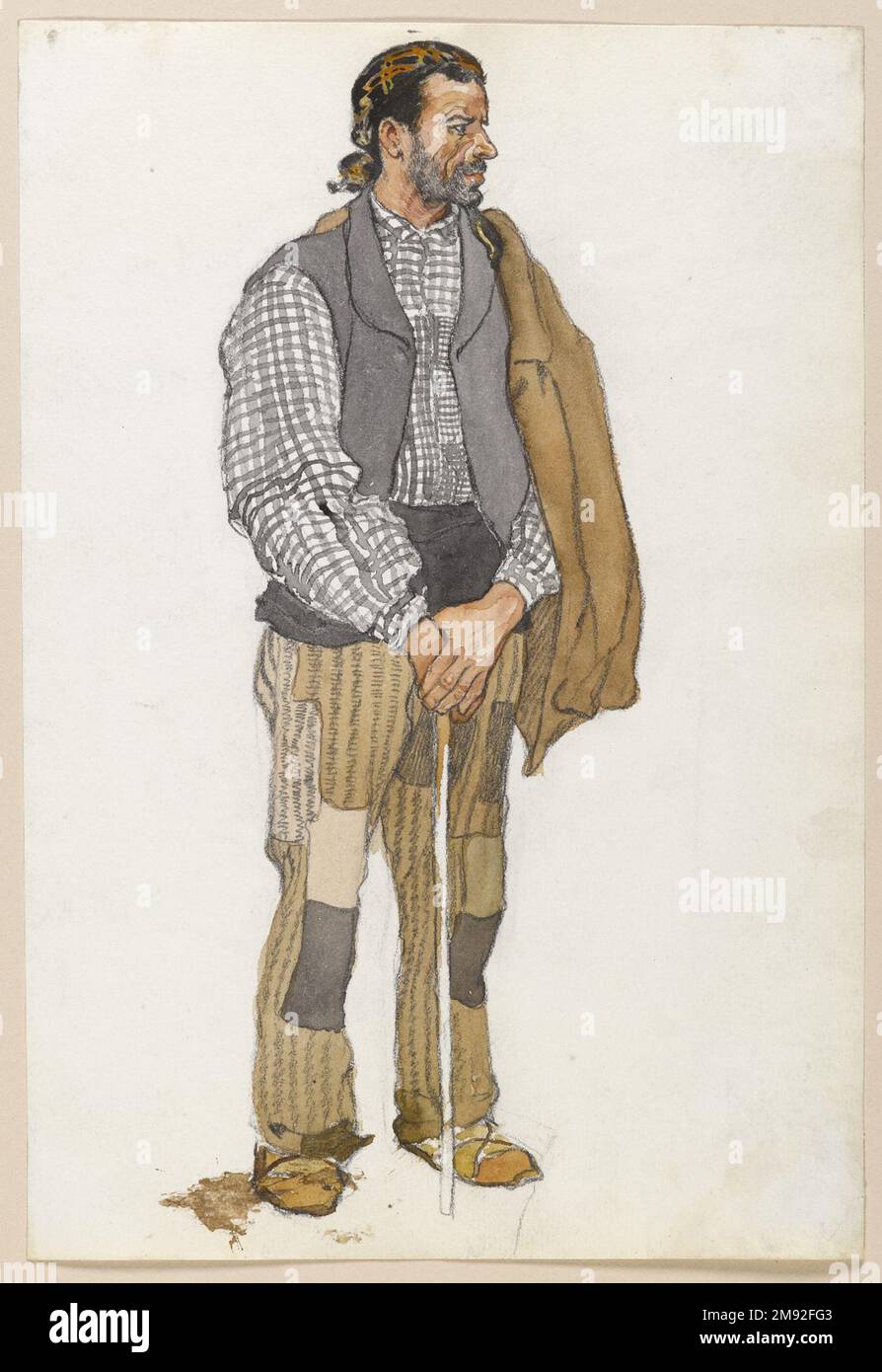 Sketch of a Spanish Man Edward Penfield (American, 1866-1925). Sketch ...