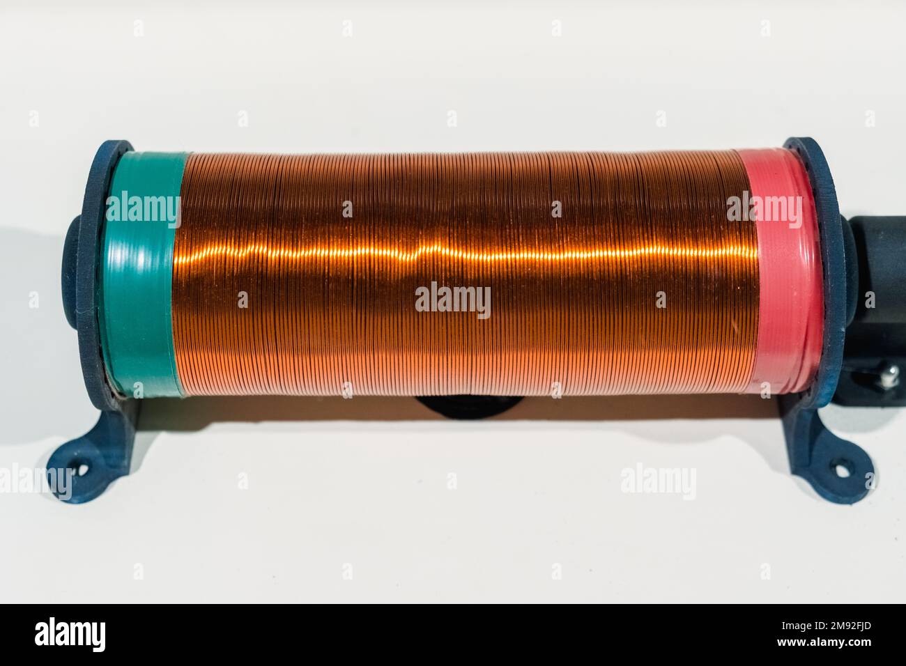 Copper Coils To Demonstrate The Production Of Electricity By Induction