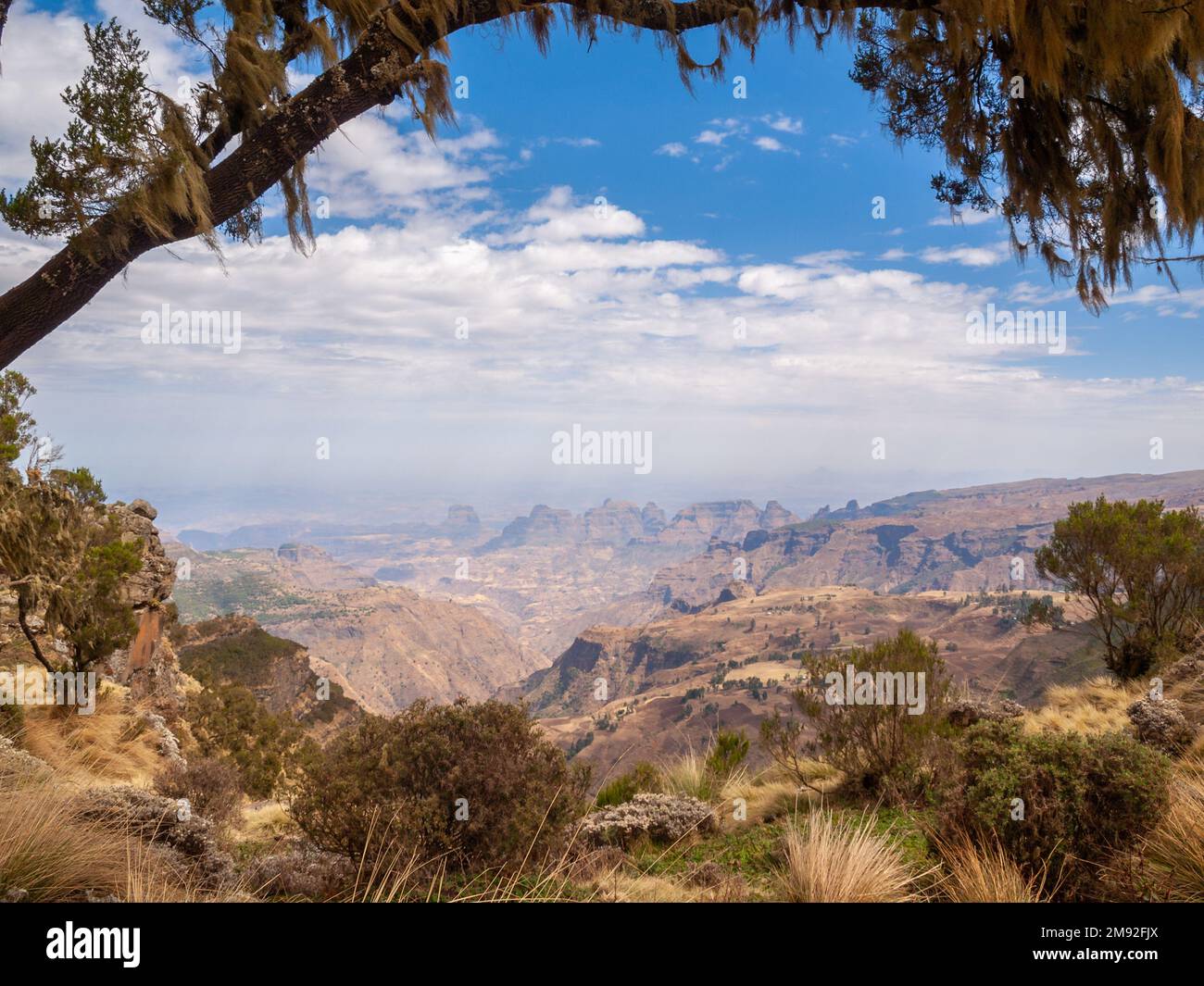 Landscape silhouettes blue mountains hi-res stock photography and ...
