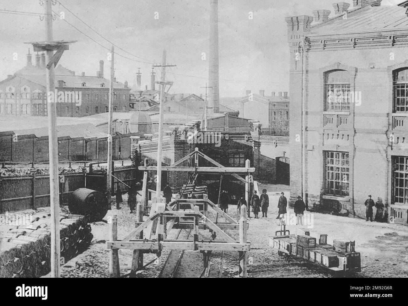 Entrance to the tunnel from the cooper's yard. Zhiguli Brewery, Samara ...