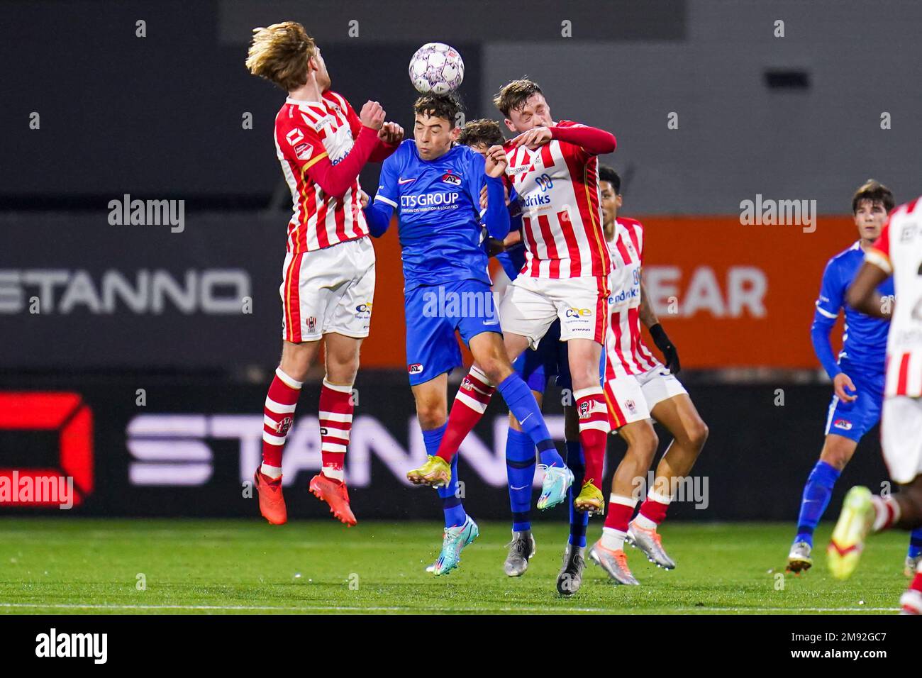 OSS, NETHERLANDS - JANUARY 16: Thomas Beekman of TOP Oss, Zico ...