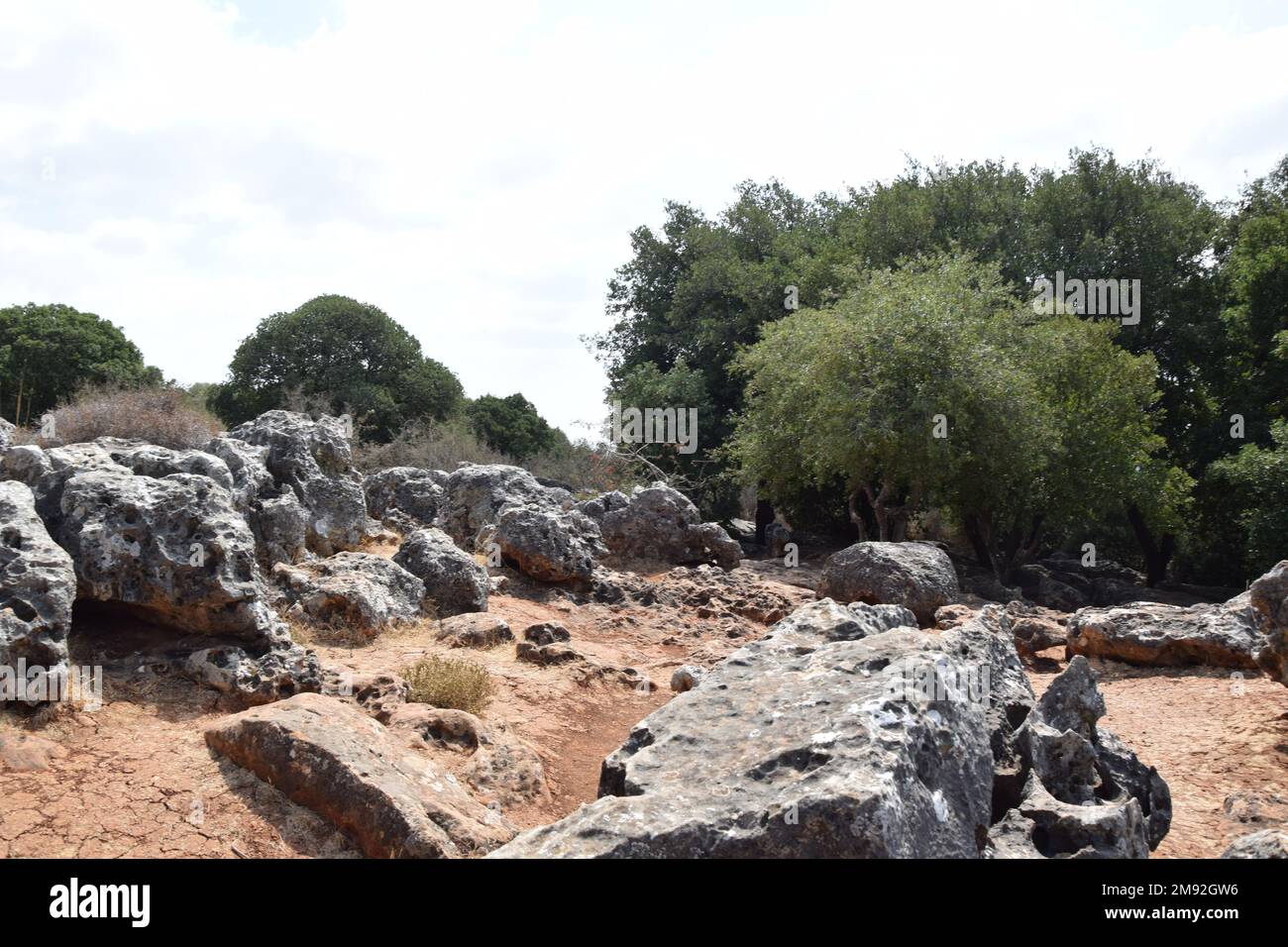 Yiftah Fissures Nature Reserve in Israel Stock Photo - Alamy