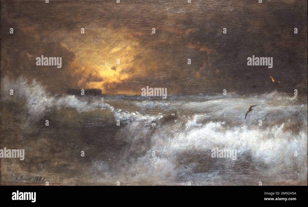 Over the river george inness hi-res stock photography and images - Alamy