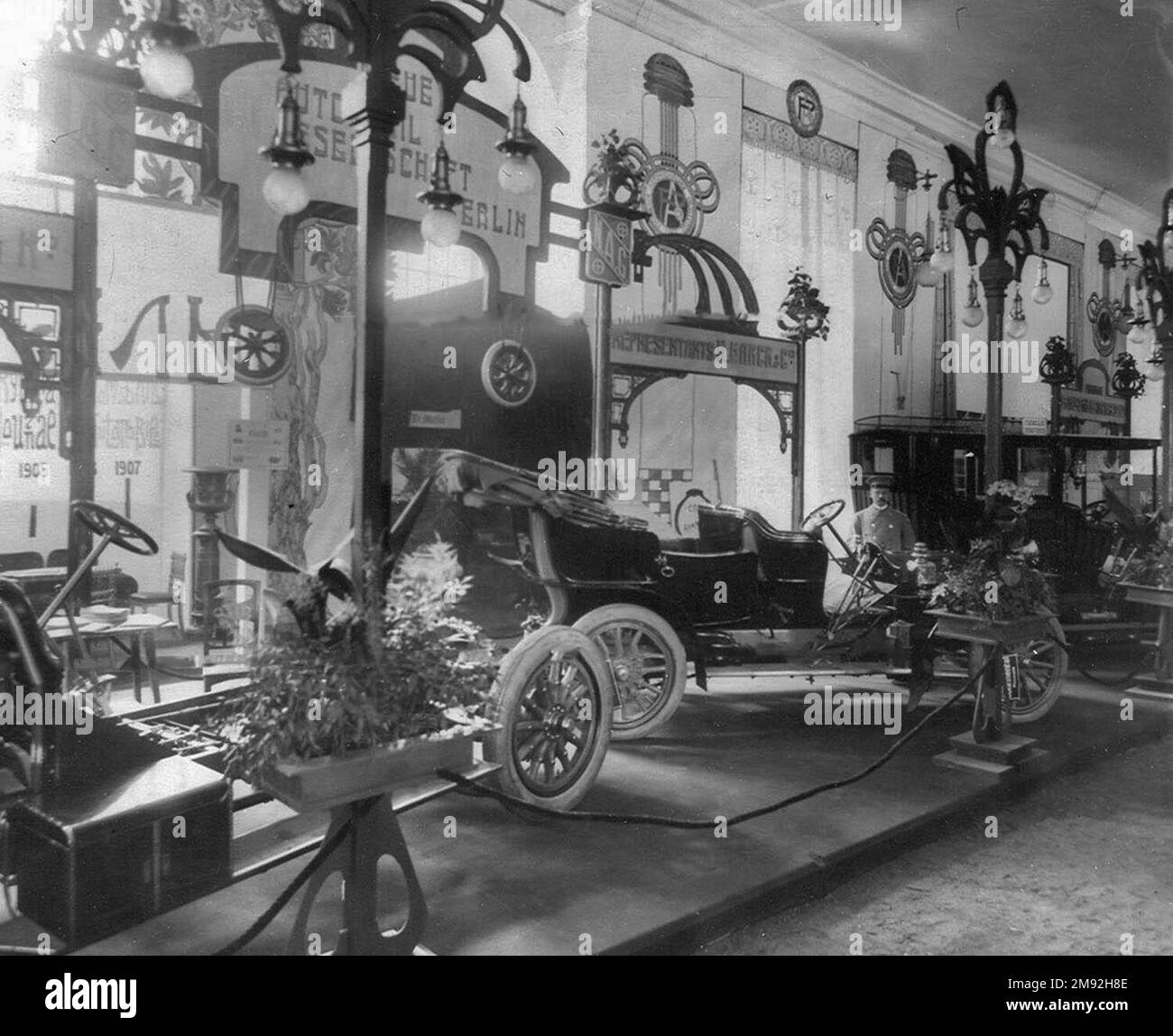 The First International Automobile Exhibition at the Mikhailovsky ...