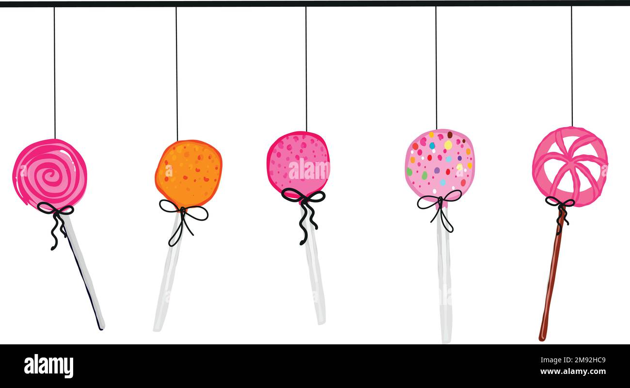 Colorful sweet candy banner. Traditional candies for Seker Bayram ...