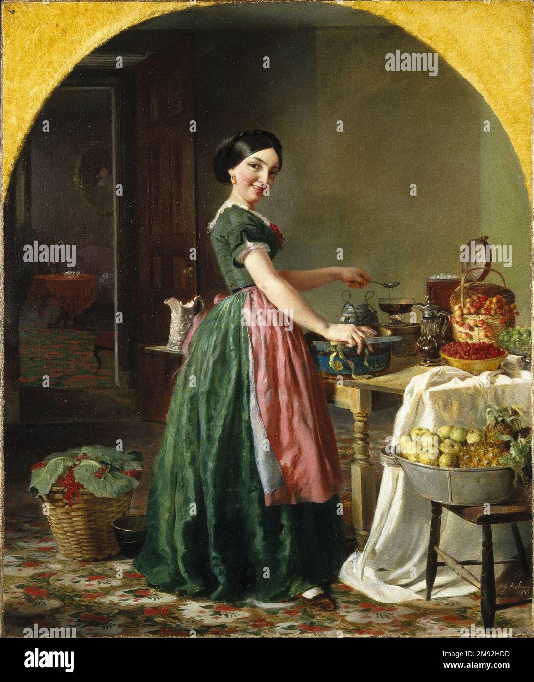 Kiss Me and You'll Kiss the 'Lasses Lilly Martin Spencer (American ...