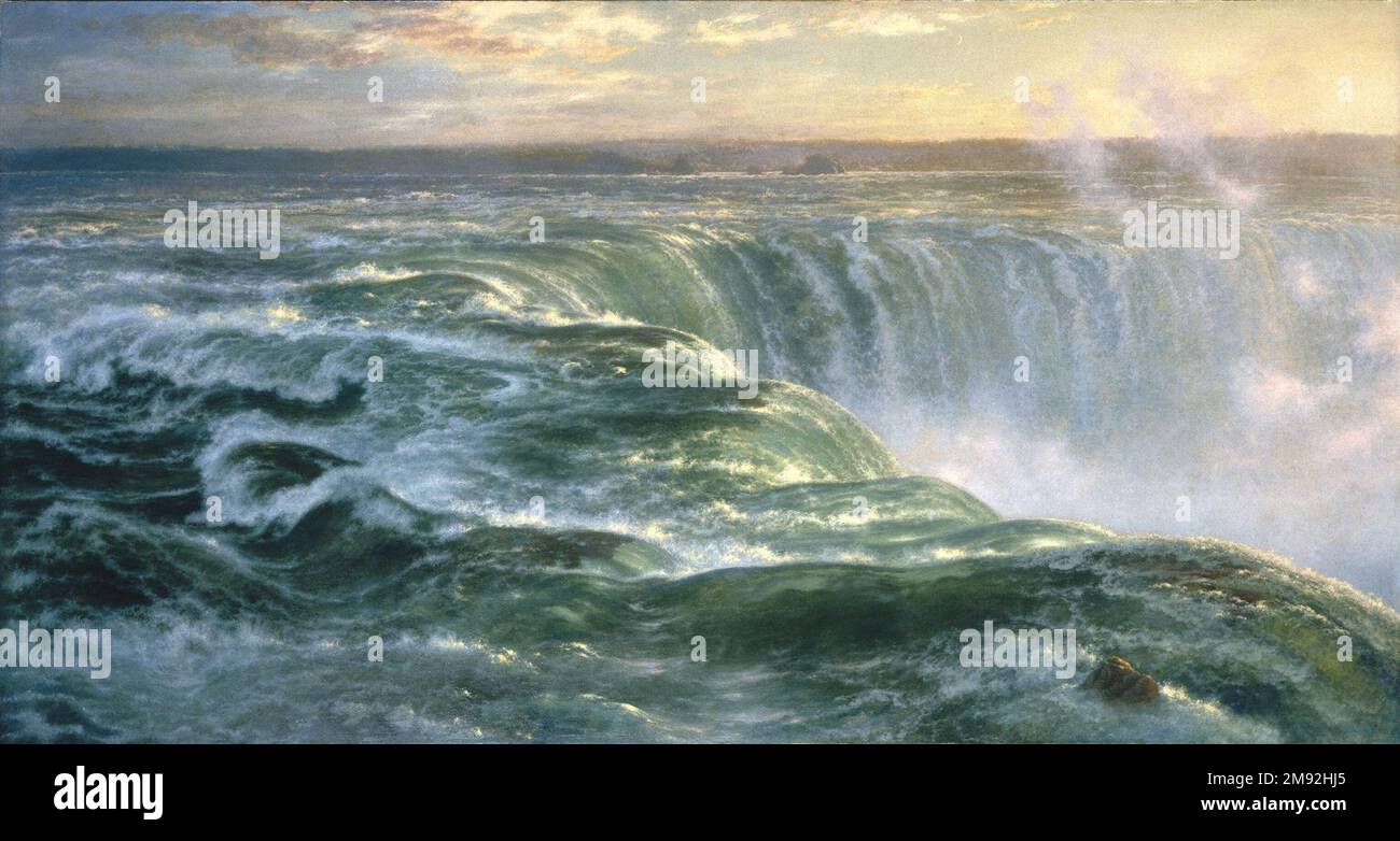 Niagara Louis Rémy Mignot (American, 1831-1870). Niagara, 1866. Oil on ...