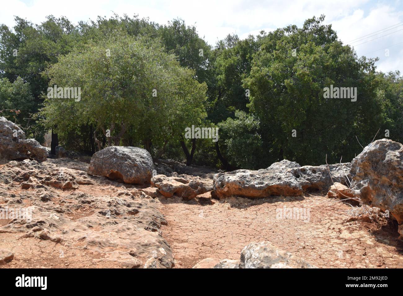 Yiftah Fissures Nature Reserve in Israel Stock Photo - Alamy