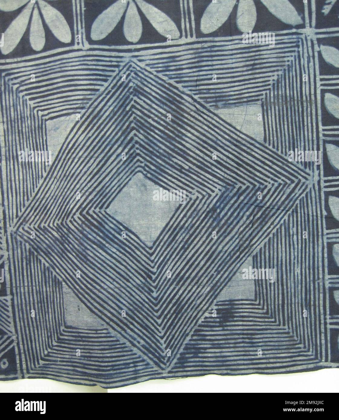 Woman's wrapper (àdìrẹ ẹlé̩kọ) Yorùbá , unknown maker's mark. Woman's ...