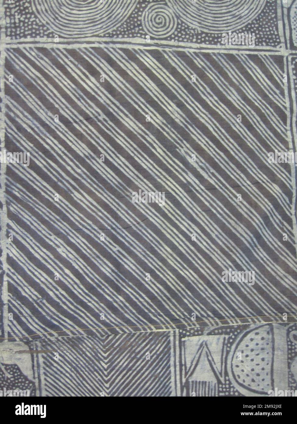 Woman's wrapper (àdìrẹ ẹlé̩kọ) Yorùbá , unknown maker's mark. Woman's ...