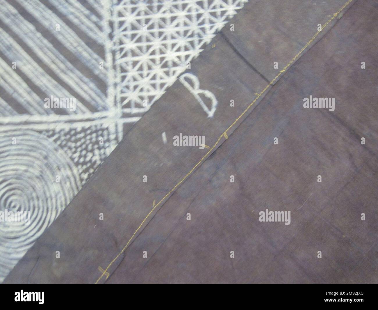 Woman's wrapper (àdìrẹ ẹlé̩kọ) Yorùbá , unknown maker's mark. Woman's ...