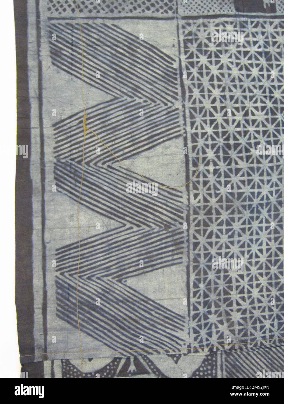 Woman's wrapper (àdìrẹ ẹlé̩kọ) Yorùbá , unknown maker's mark. Woman's ...