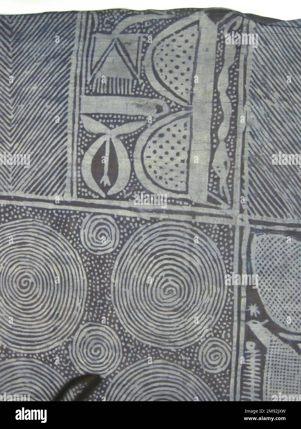 Woman's wrapper (àdìrẹ ẹlé̩kọ) Yorùbá , unknown maker's mark. Woman's ...