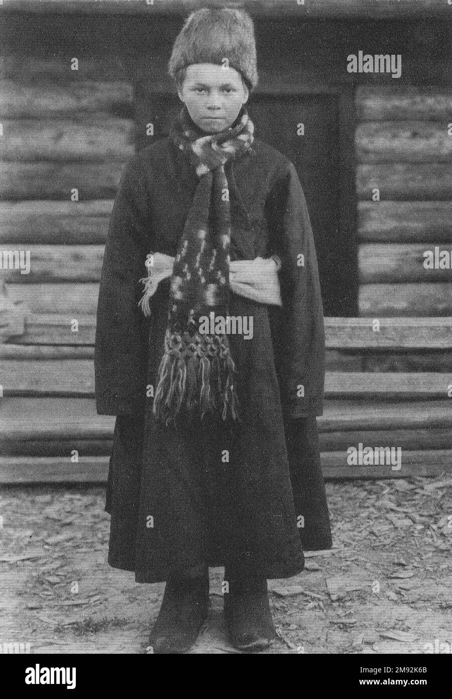 Russian boy in folk costume / traditional clothing ca. before 1917 ...