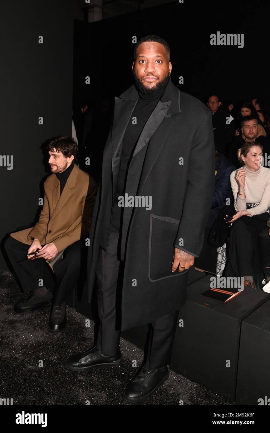 Milan, Italy. 16th Jan, 2023. Milan, Men Fashion Week, Fall Winter 2023 ...