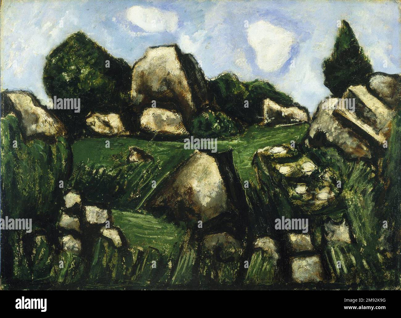 Green Landscape with Rocks, No. 2 Marsden Hartley (American, 1877-1943 ...