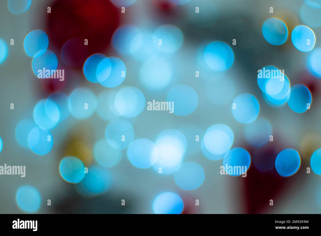 A beautiful blue bokeh light background Stock Photo - Alamy