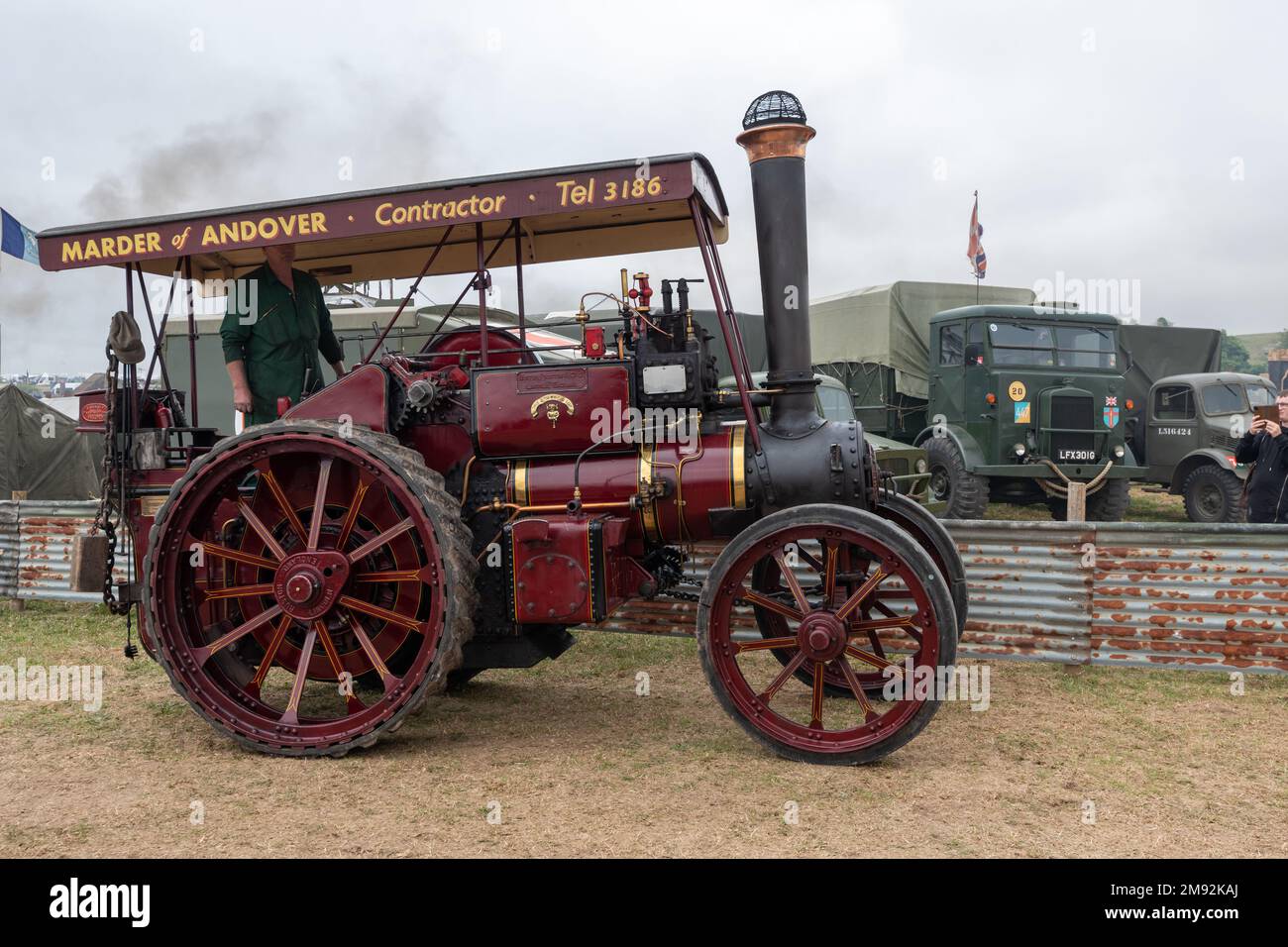 Tarrant Hinton.Dorset.United Kingdom.August 25th 2022.A restored 1918 ...