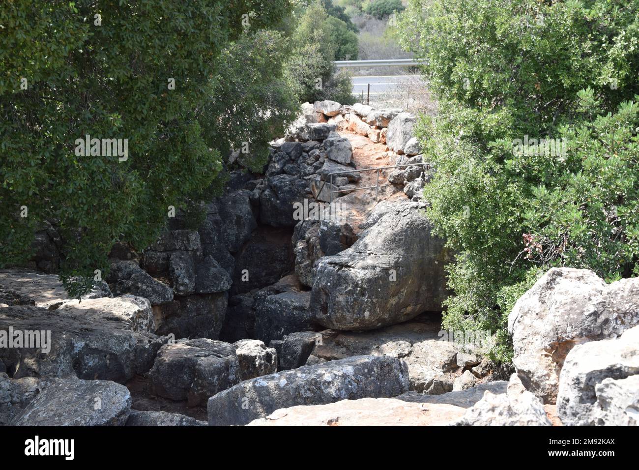 Yiftah Fissures Nature Reserve in Israel Stock Photo - Alamy