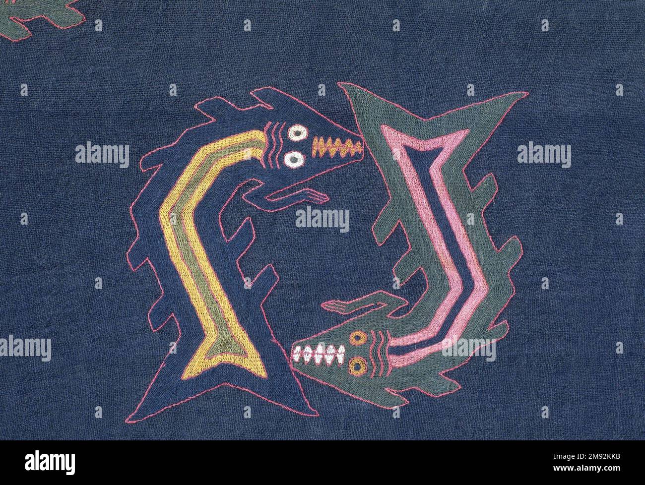 Mantle Nasca. Mantle, 0-100 C.E. Cotton, camelid fiber, textile: 118 1/ ...