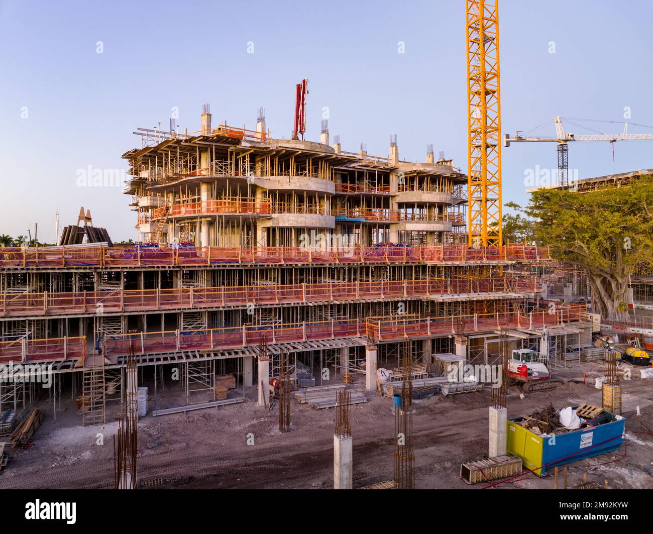 Fort Lauderdale, FL, USA - January 14, 2023: Aerial inspection photo ...