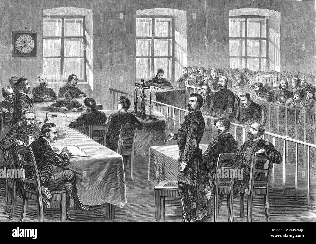 Historical courtroom trial hi-res stock photography and images - Alamy