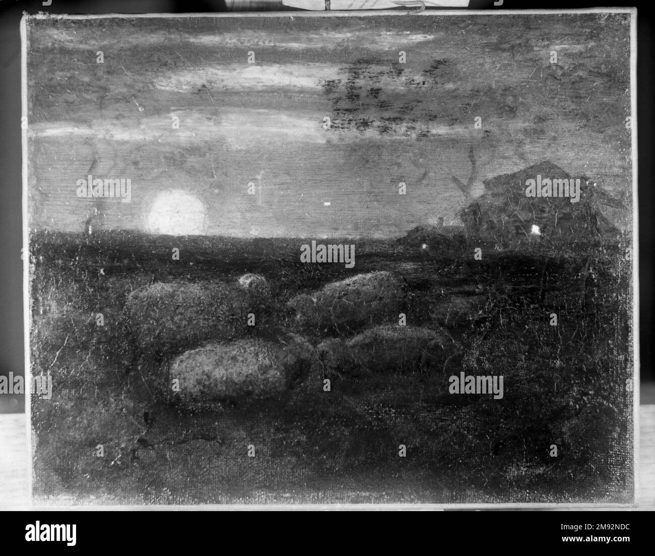 The Sheepfold Albert Pinkham Ryder (American, 1847-1917). The Sheepfold ...