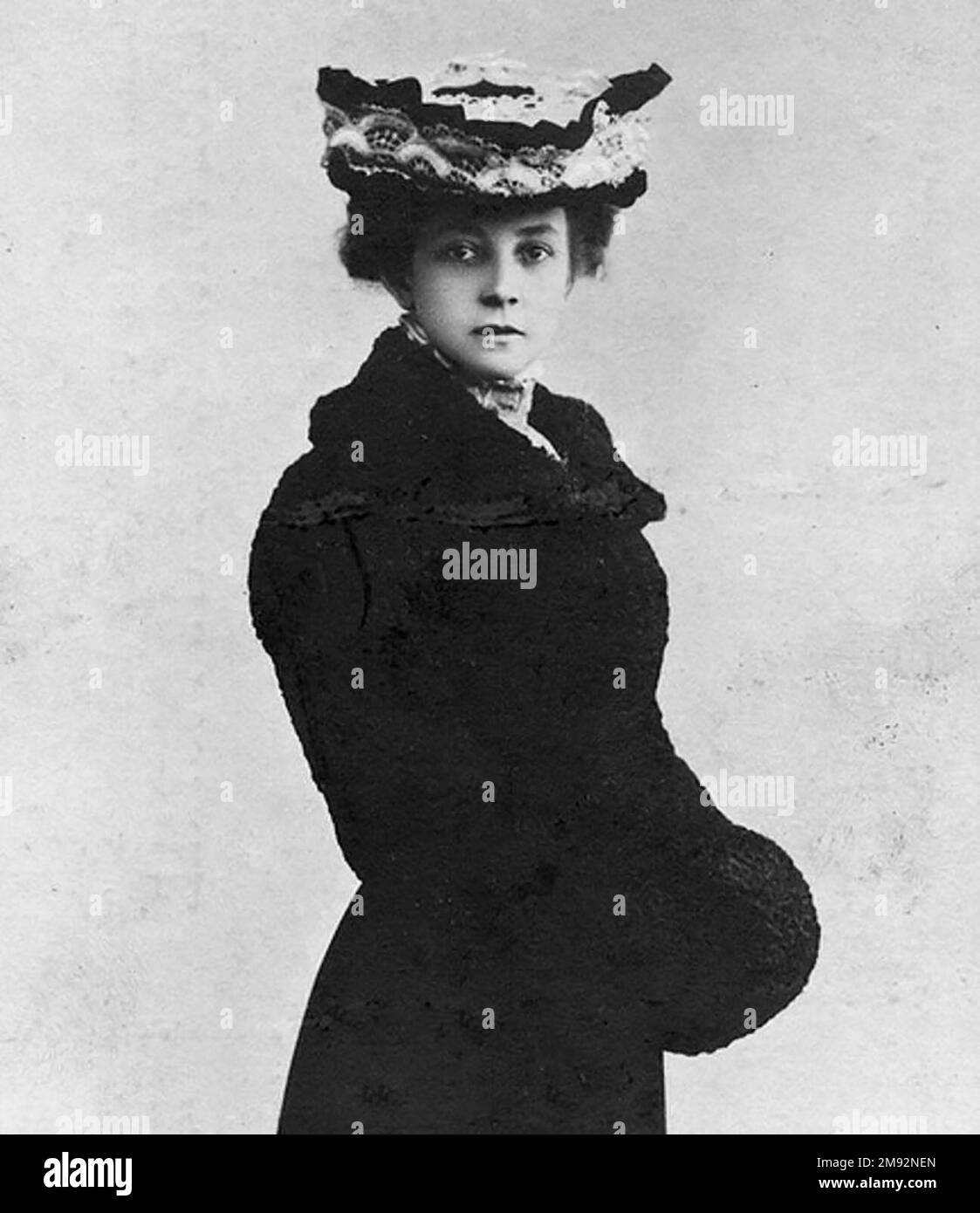 Russian actress and theater manager Vera Fedorovna Komissarzhevskaya ...