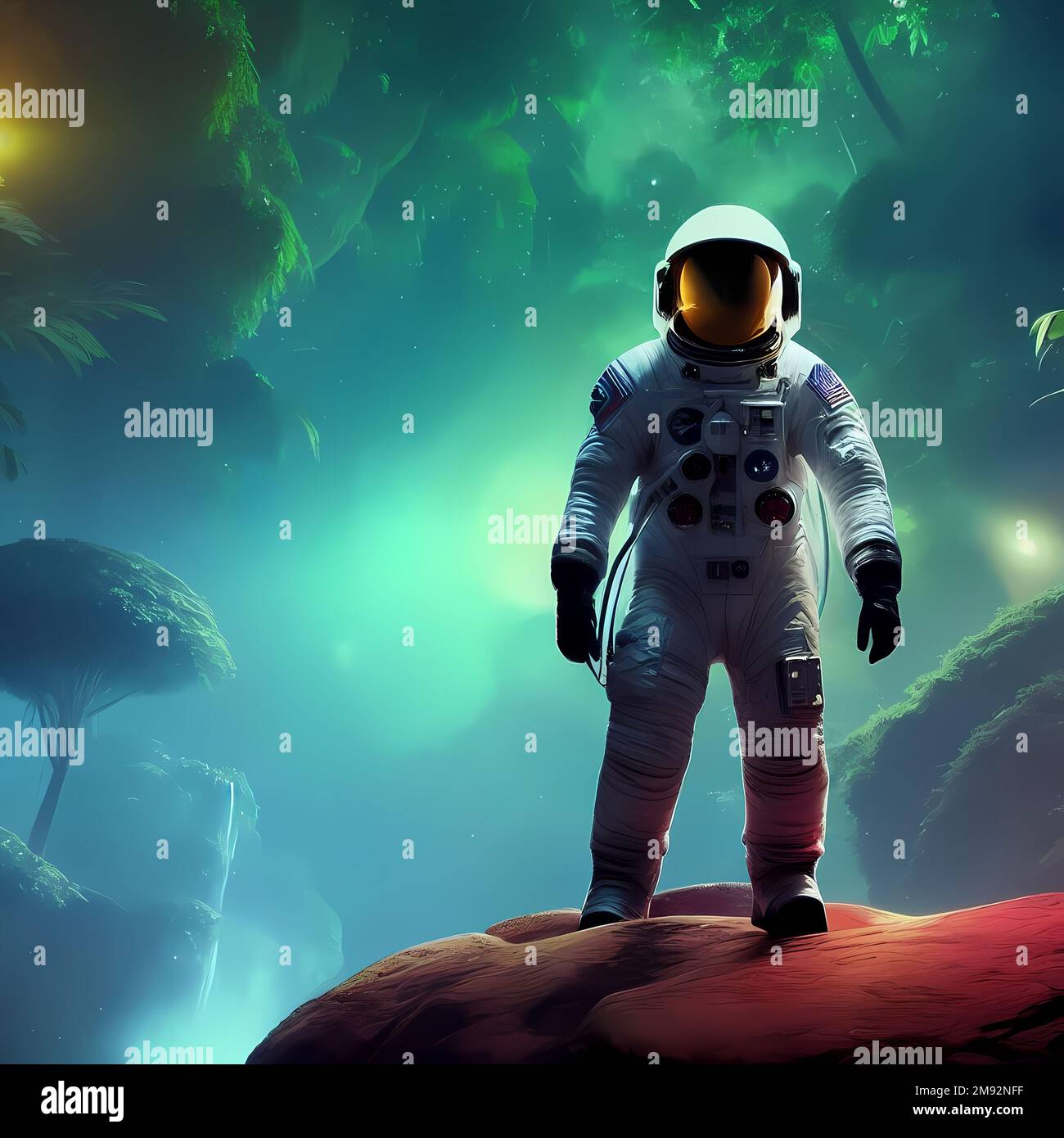 Floating In Space Abstract