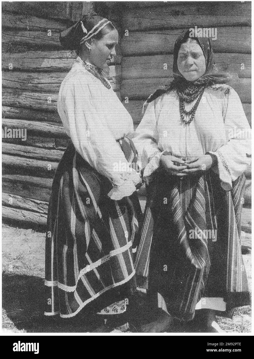 Two women in vintage Cut Out Stock Images & Pictures - Alamy