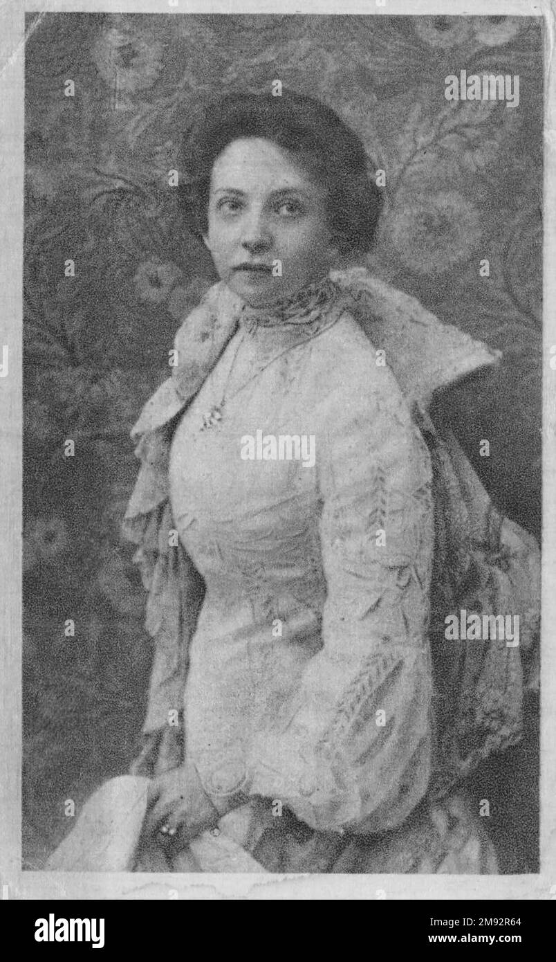 Russian actress and theater manager Vera Fedorovna Komissarzhevskaya ...