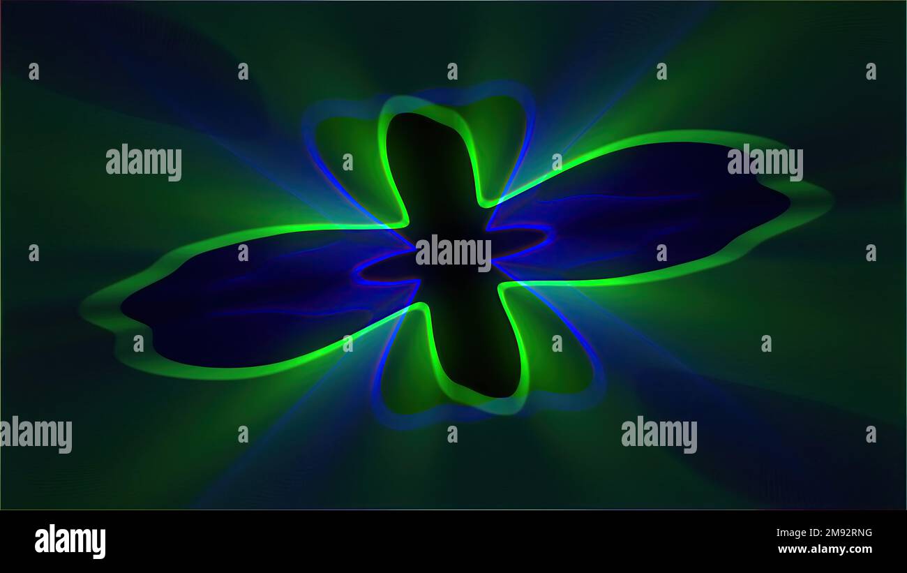 Abstract glow lines. Computer generated 3d render Stock Photo - Alamy