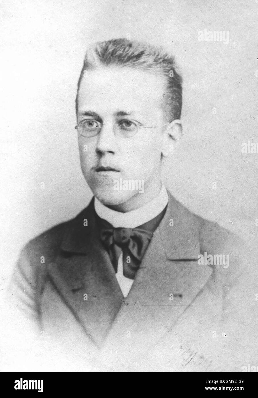 Student of Moscow University Mikhail Filatov, circa 1901 Stock Photo ...