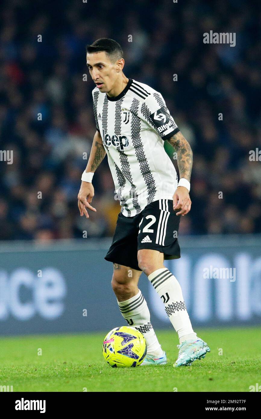 Juventus' Argentine forward Angel Di Maria controls the ball during the ...