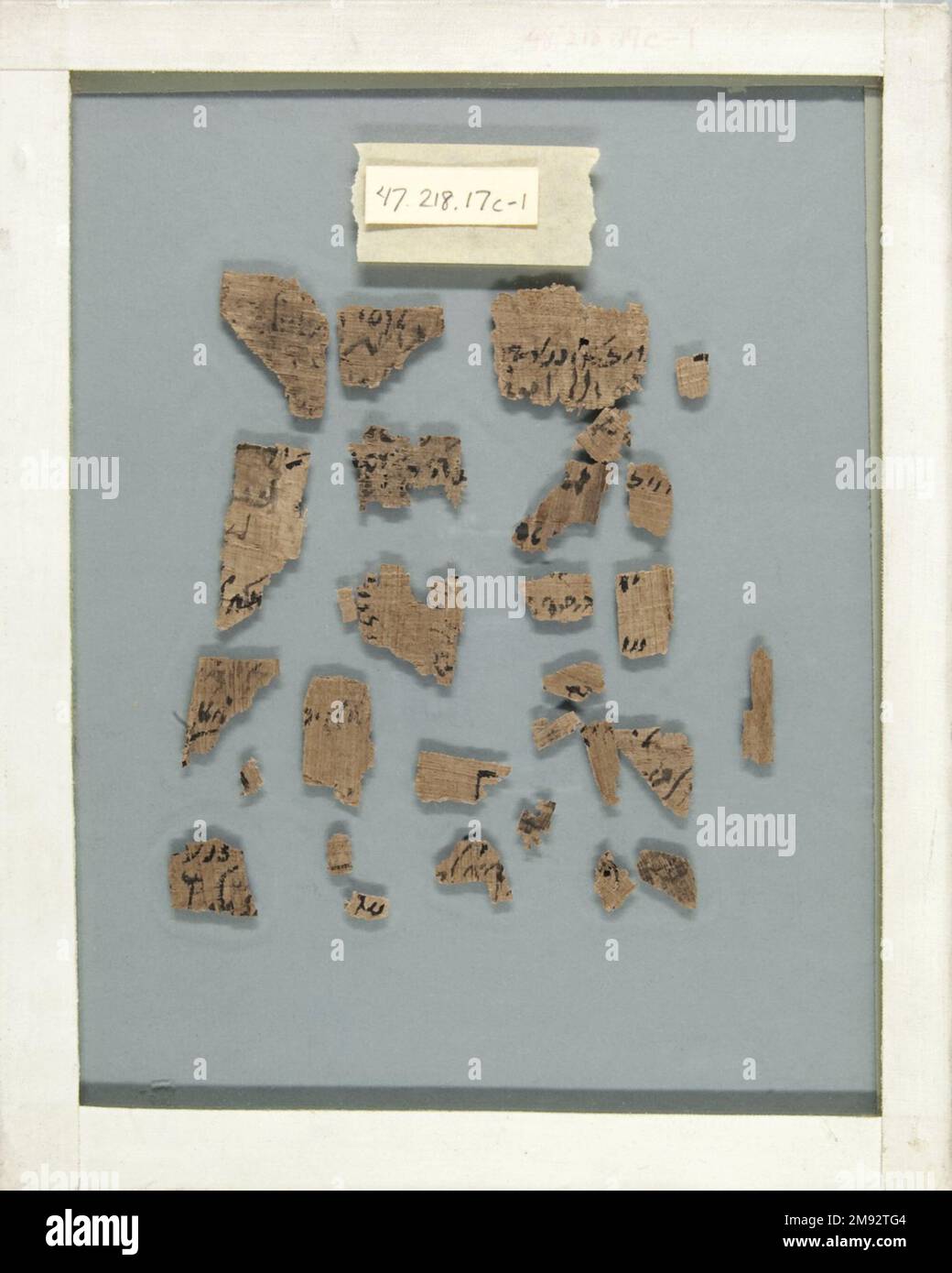 Eight Groups of Papyrus Fragments Inscribed in Demotic and Greek Eight ...