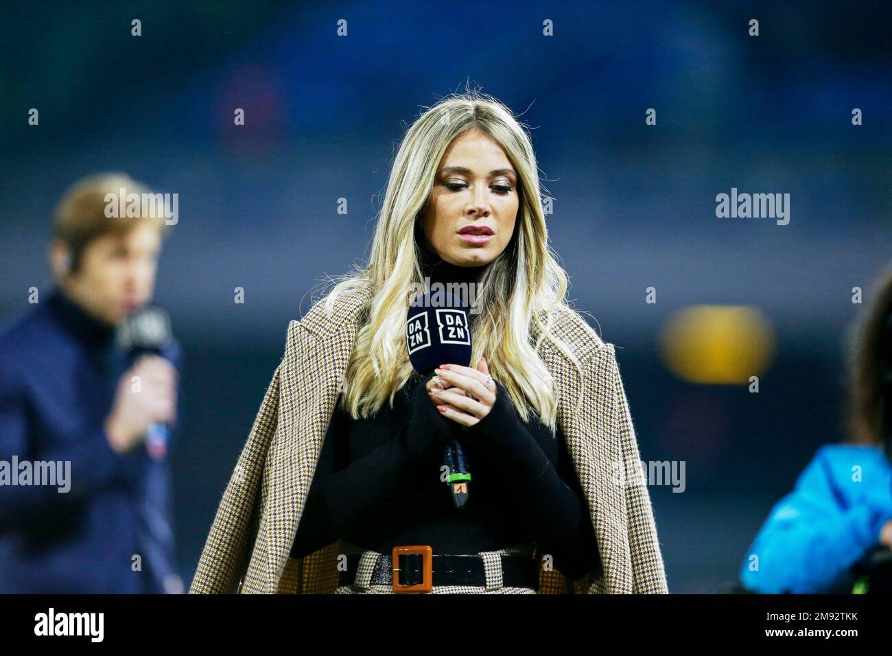 Diletta Leotta TV presenter DAZN during the Serie A football match ...