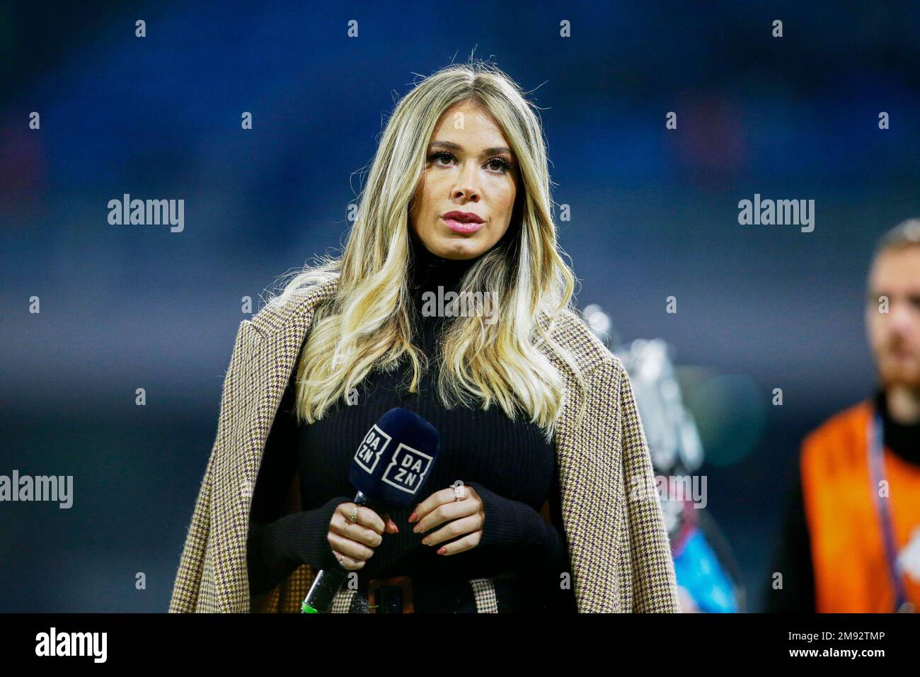 Diletta Leotta TV presenter DAZN during the Serie A football match ...