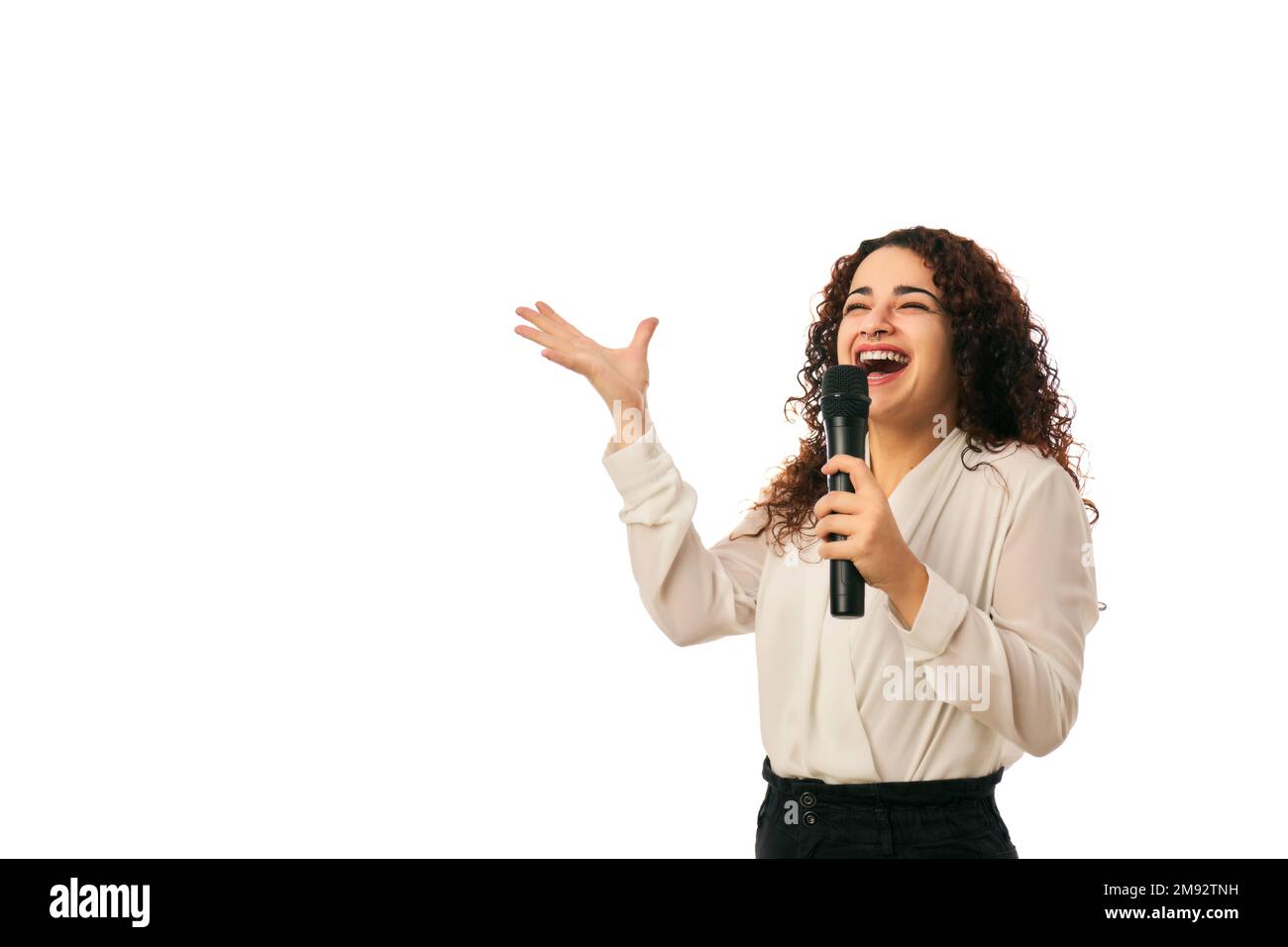 Black female musician Cut Out Stock Images & Pictures - Alamy